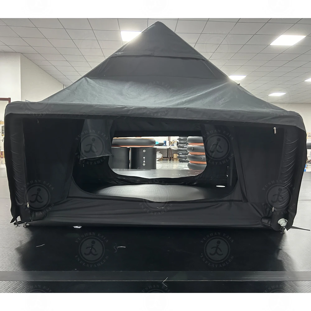 4 Person Clam Shell Overland Hardtop Pop up Hard Shell Inflatable Roof ...