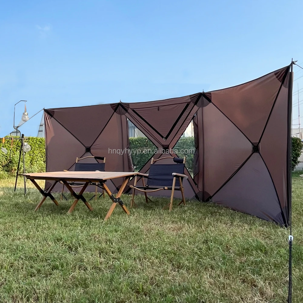 Customized New Design Outdoor Camping Wind Breaks Wind Screen Picnic ...