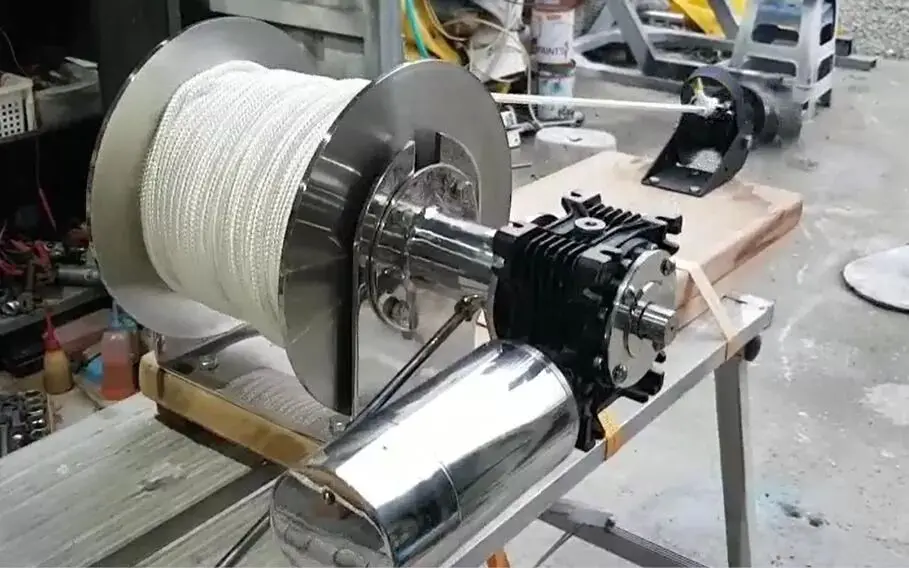 Free Fall Stainless Steel Drum Winch Standard Anchor Winch - Buy ...