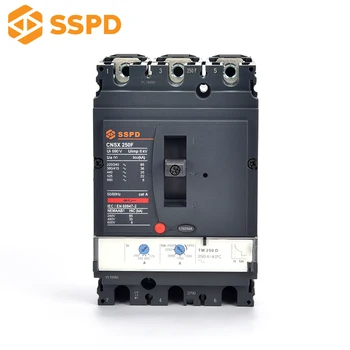 Mccb With Shunt Trip Coil Power Electrical Circuit Breaker 250v 125a ...