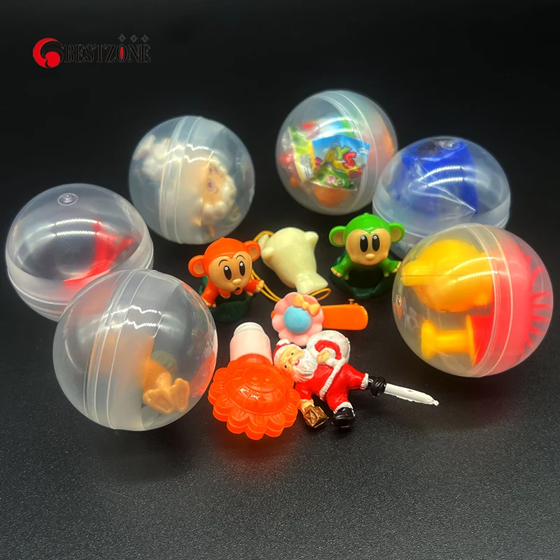 50mm Clear Toy Capsules With Toys - Buy Capsule Toy Vending Machine ...