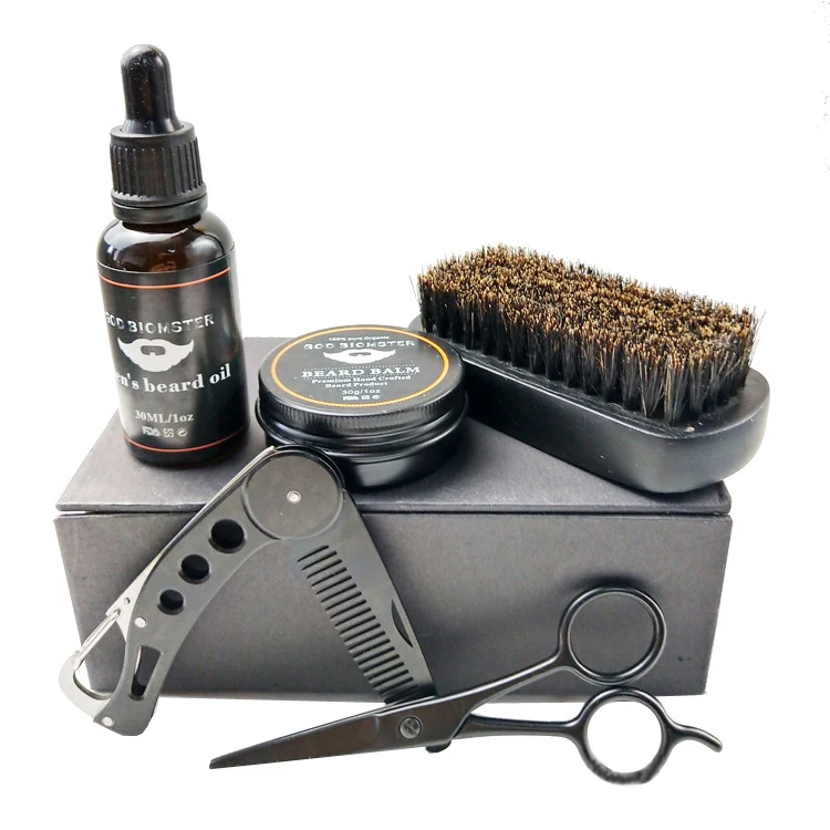 High Quality Private Label Men Grooming Kit Beard Care Gift Set With ...