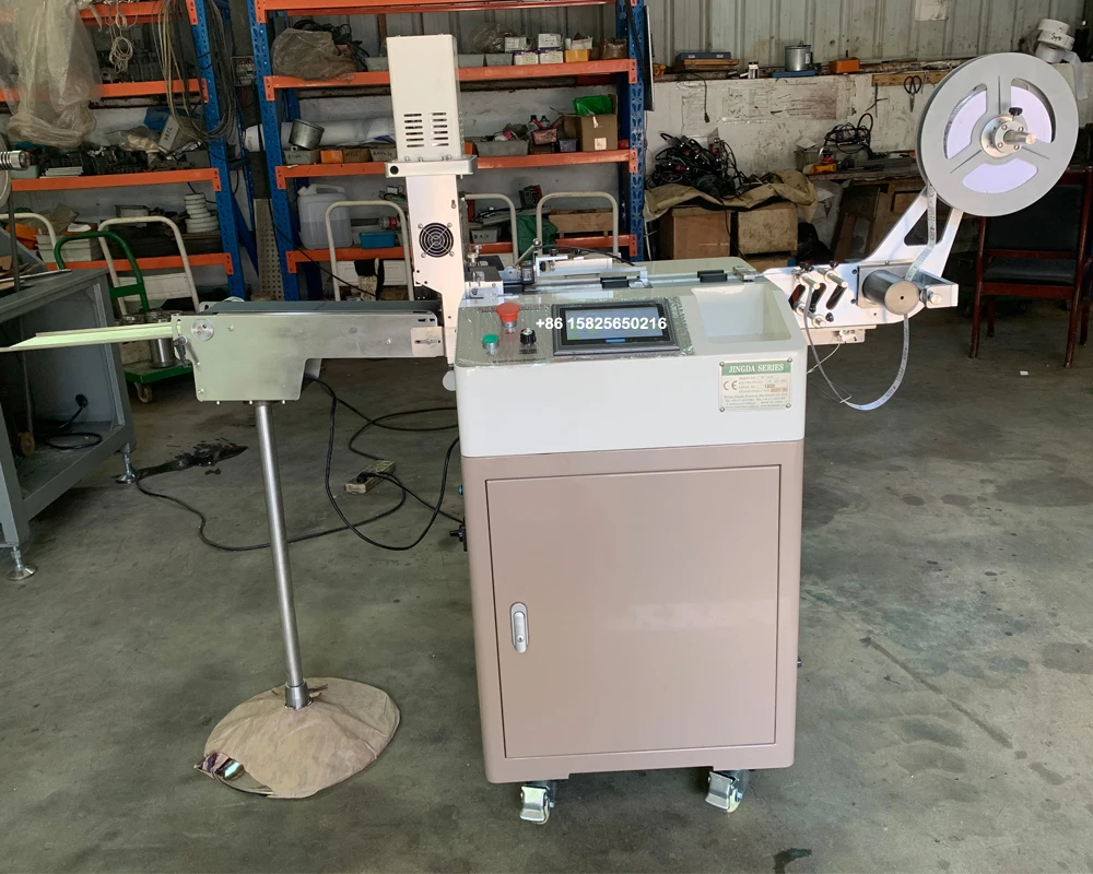 JINGDA Factory Price Satin Ribbon Cutting Machine for Garment Washing ...