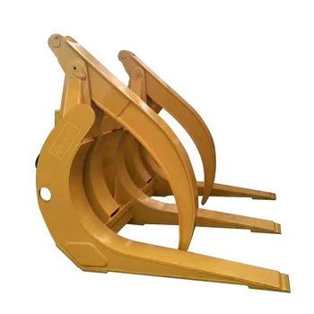 Wheel Loader Log Grapple Wood Grass Fork For Sale - Buy Loader Log ...