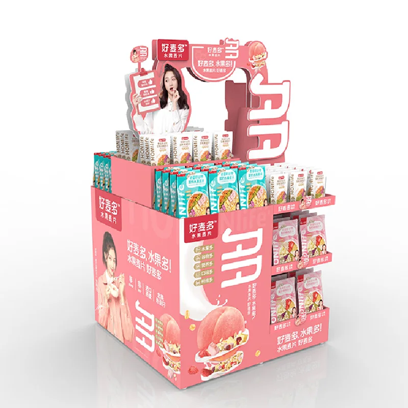 Custom Supermarket Full Recyclable Corrugated Cardboard Pallet Displays ...