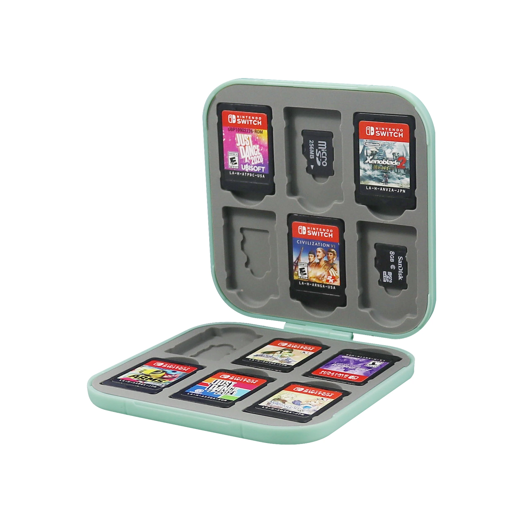 Oem Switch Game 12 In 1 Card Case Storage Box For Switch Silicone Game ...