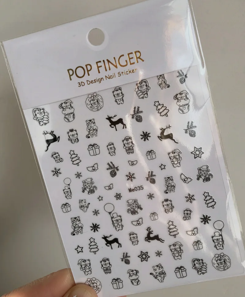 Wholesale OEM Custom Luxury Logo Nail Decals and Decals Waterproof Nail ...