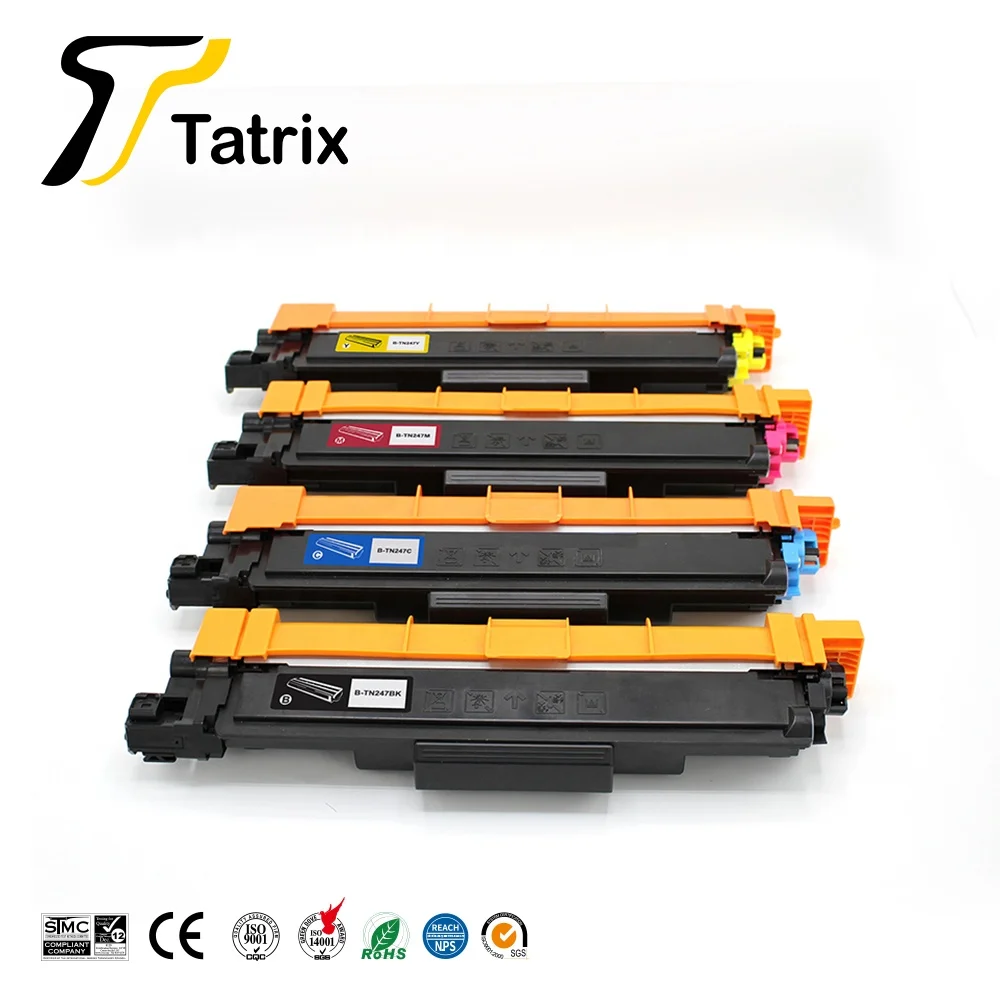 Tatrix Premium Compatible Laser Color Toner Cartridge Tn247bk Tn247c ...