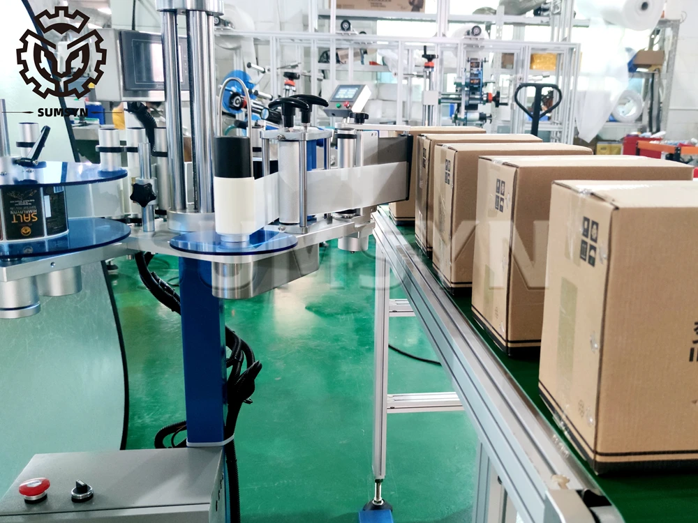 Automatic Assembly Line Side Labeling Machine Etiquetadora For Cartons ...