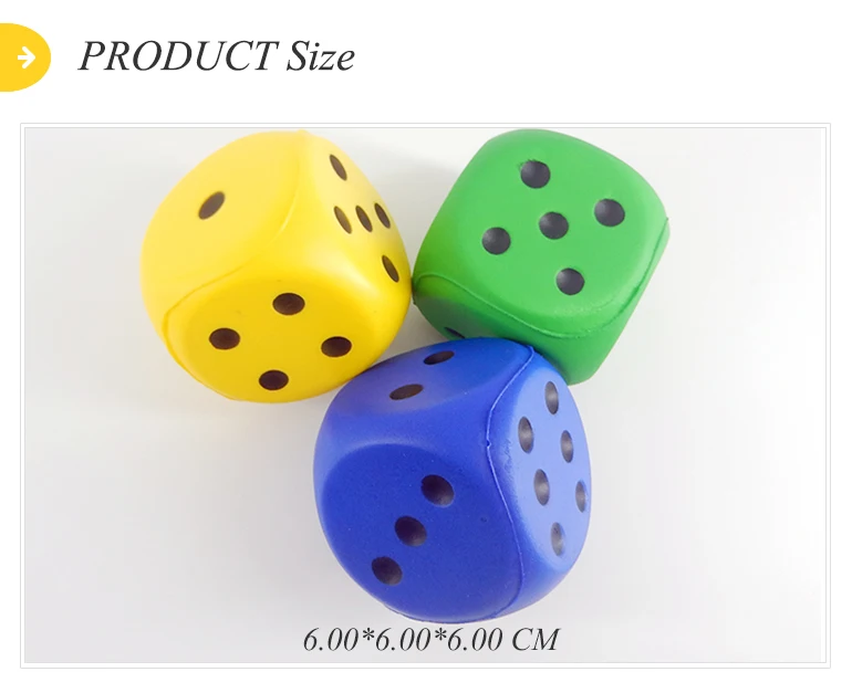 2.3 Inch Digital 4pcs Big Pu Soft Toy Dice For Party Game - Buy Soft ...