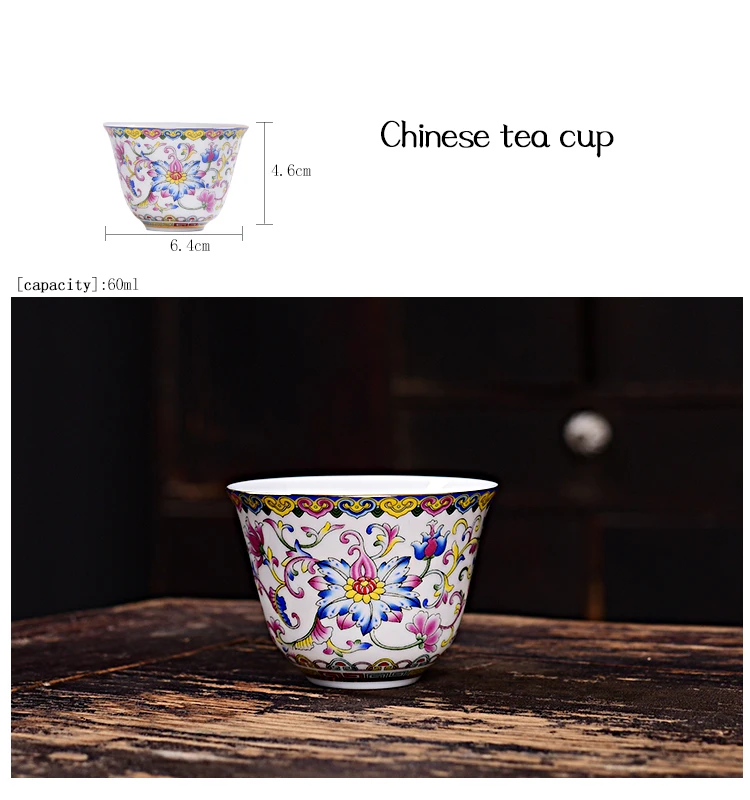 Ceramic Porcelain Chinese Tea Cup Set Gift Logo - Buy Chinese Tea Cups ...