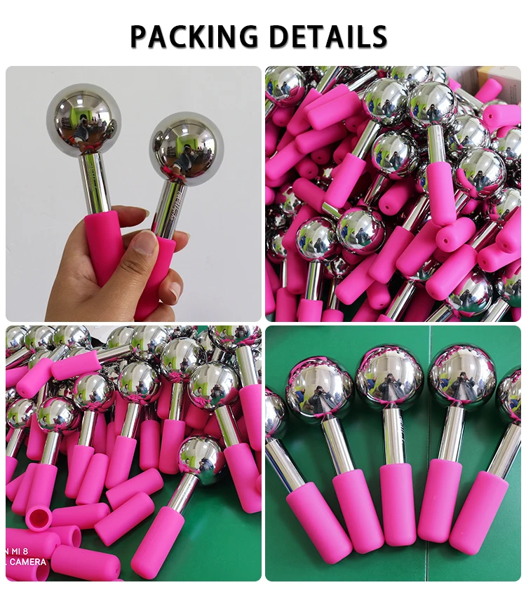 Rotating Skin Beauty Facial Roller - Cooling Cryo Massage