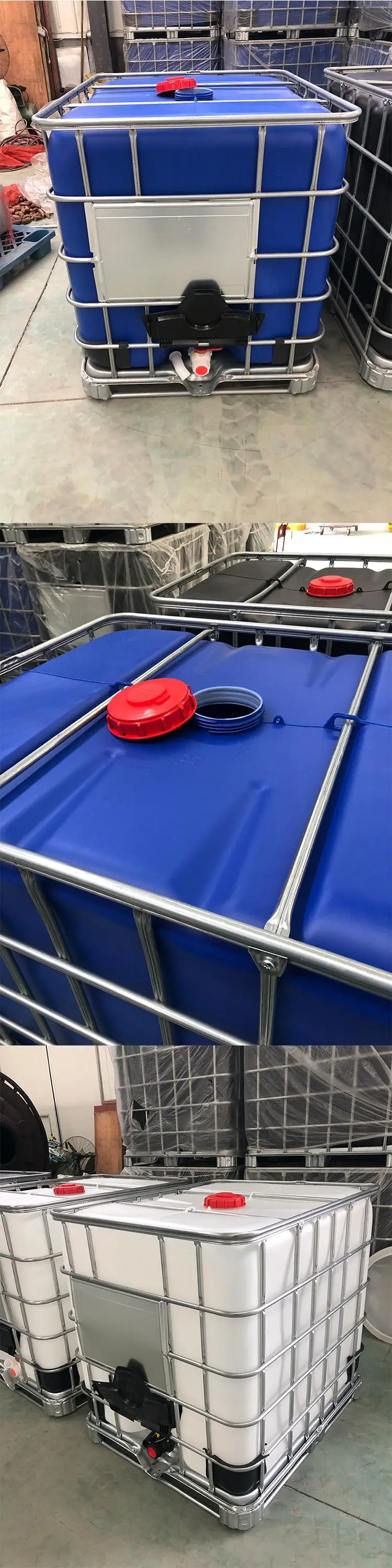 Stainless Steel Cage Ibc Tanks Water Ibc Tote Tank Container 1000 1200 ...