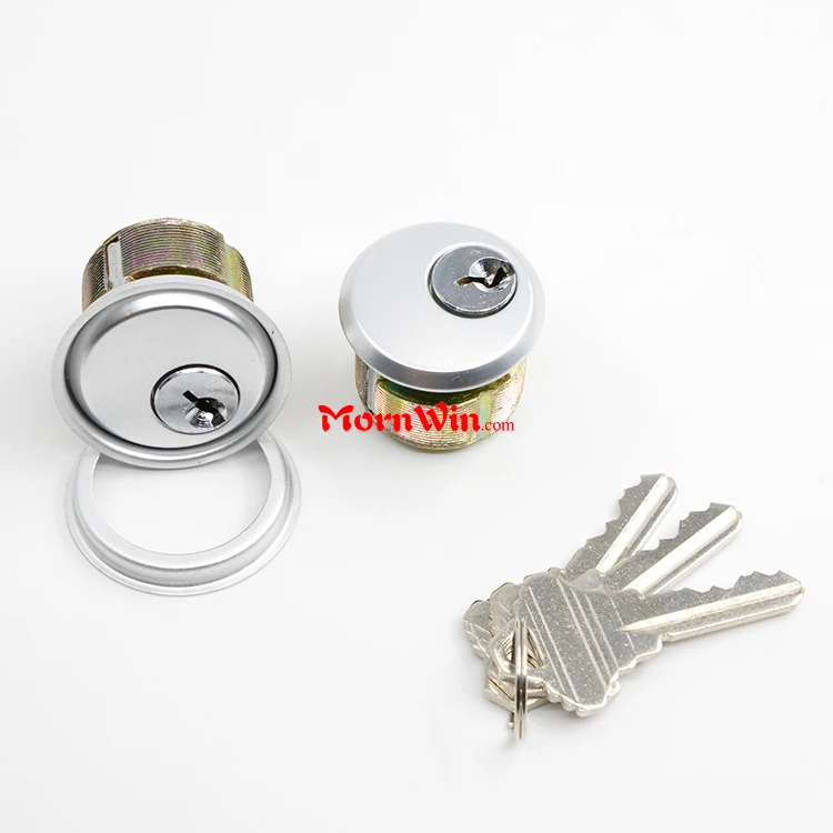 American Type Rim Round Brass Cylinder Replacement Rim Lock Safe Key ...