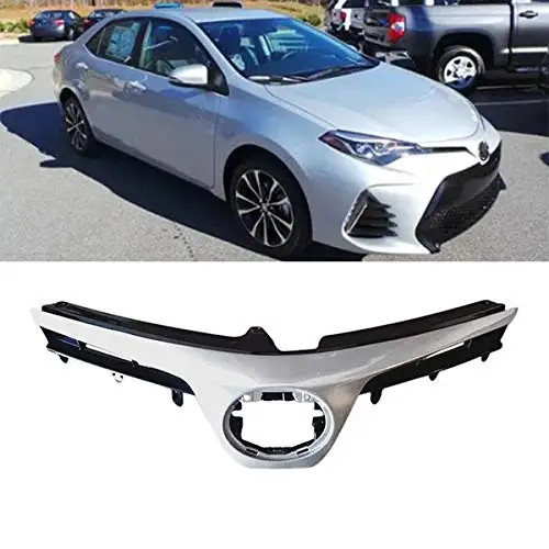 Front Bumper Upper Grille Grill Compatible With Usa Version 2017 2018 ...