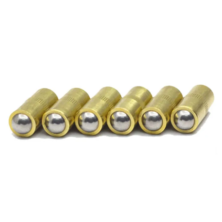 Double Side Ended Knurled Brass Spring Ball Plunger - Buy Ball Plunger ...