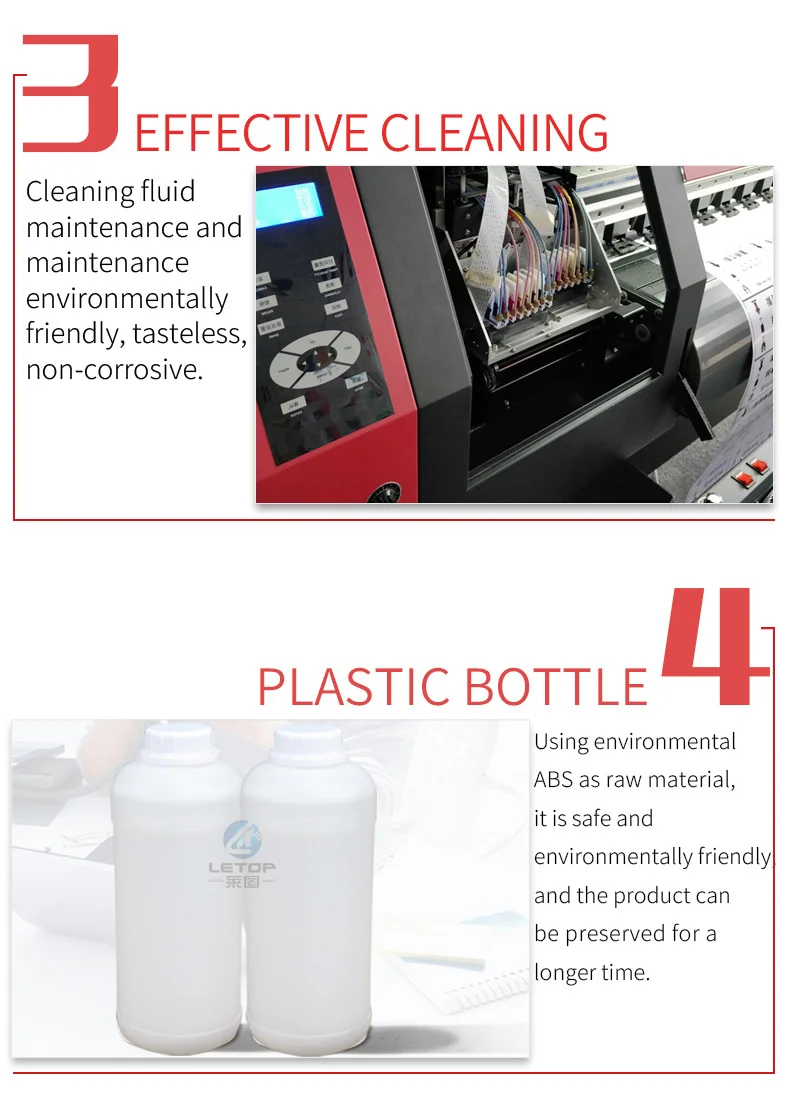 ECO Solvent Ink Cleaning Flush for Printhead DX5 DX7 XP600