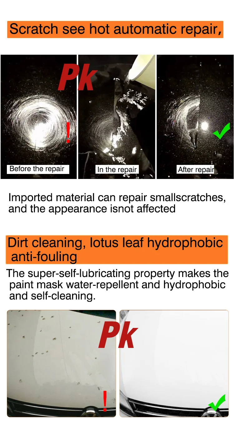 Ppf With Coating Clear Anti Scratch Self-adhesive Self Healing ...