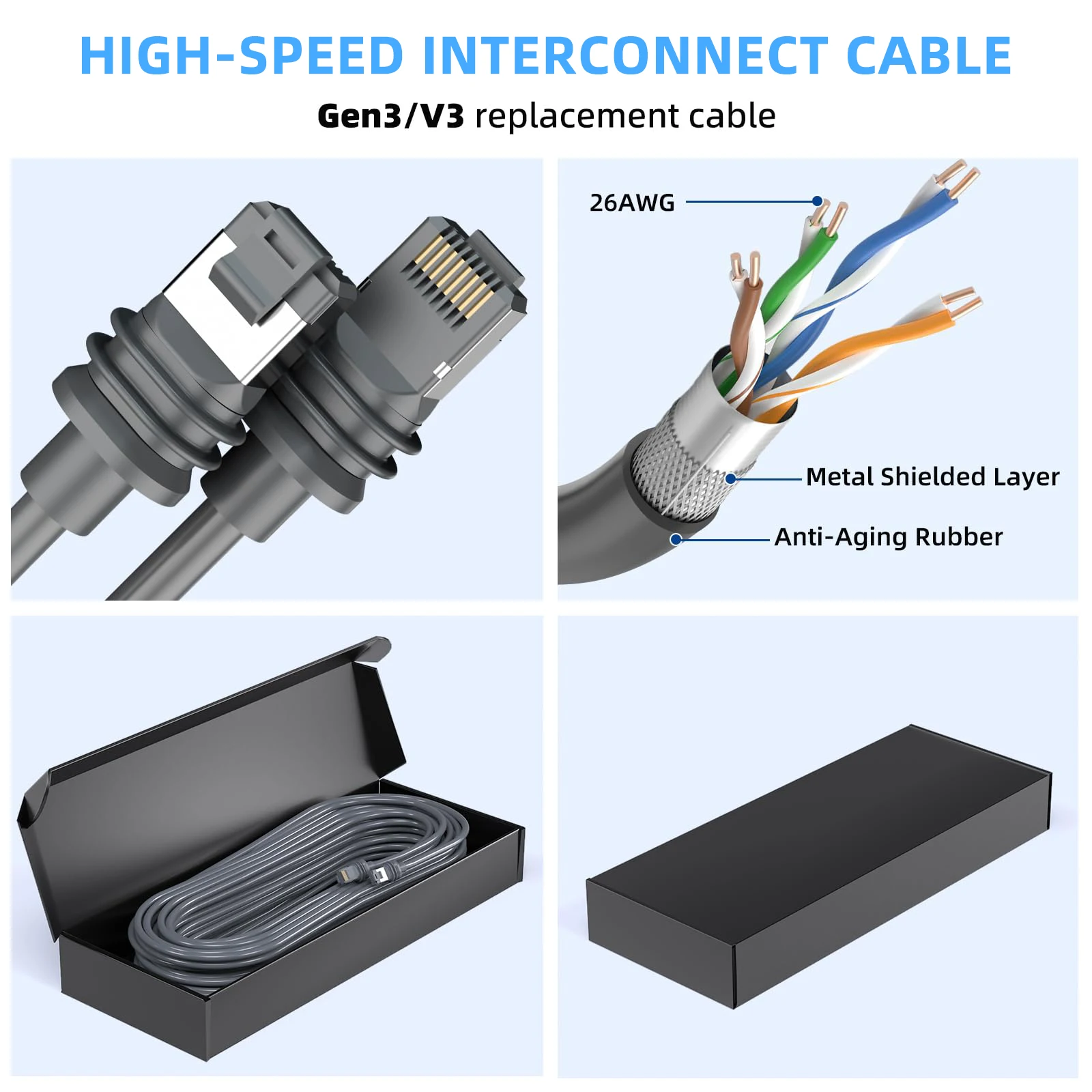 Starlink Cable 150ft GEN3 Satellite Internet Kit V3 Cable Starlink ...