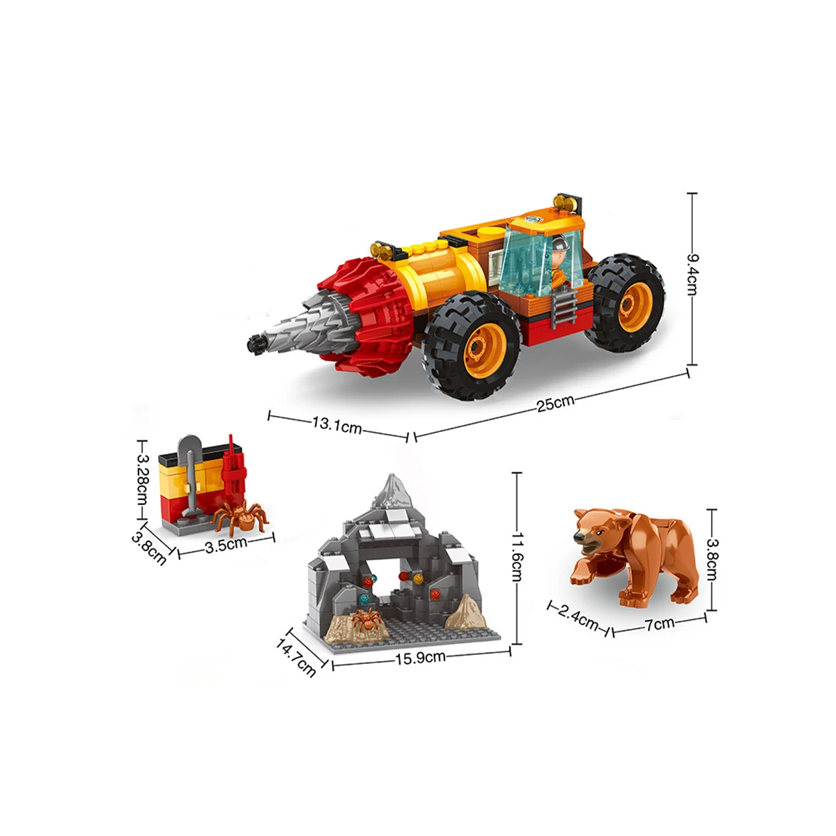 High Quality Mining Drilling Machine Engineering Vehicle Children's ...