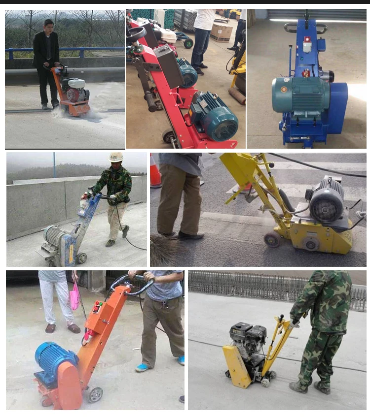 Self-propelled concrete milling machine concrete scarifier with CE ...