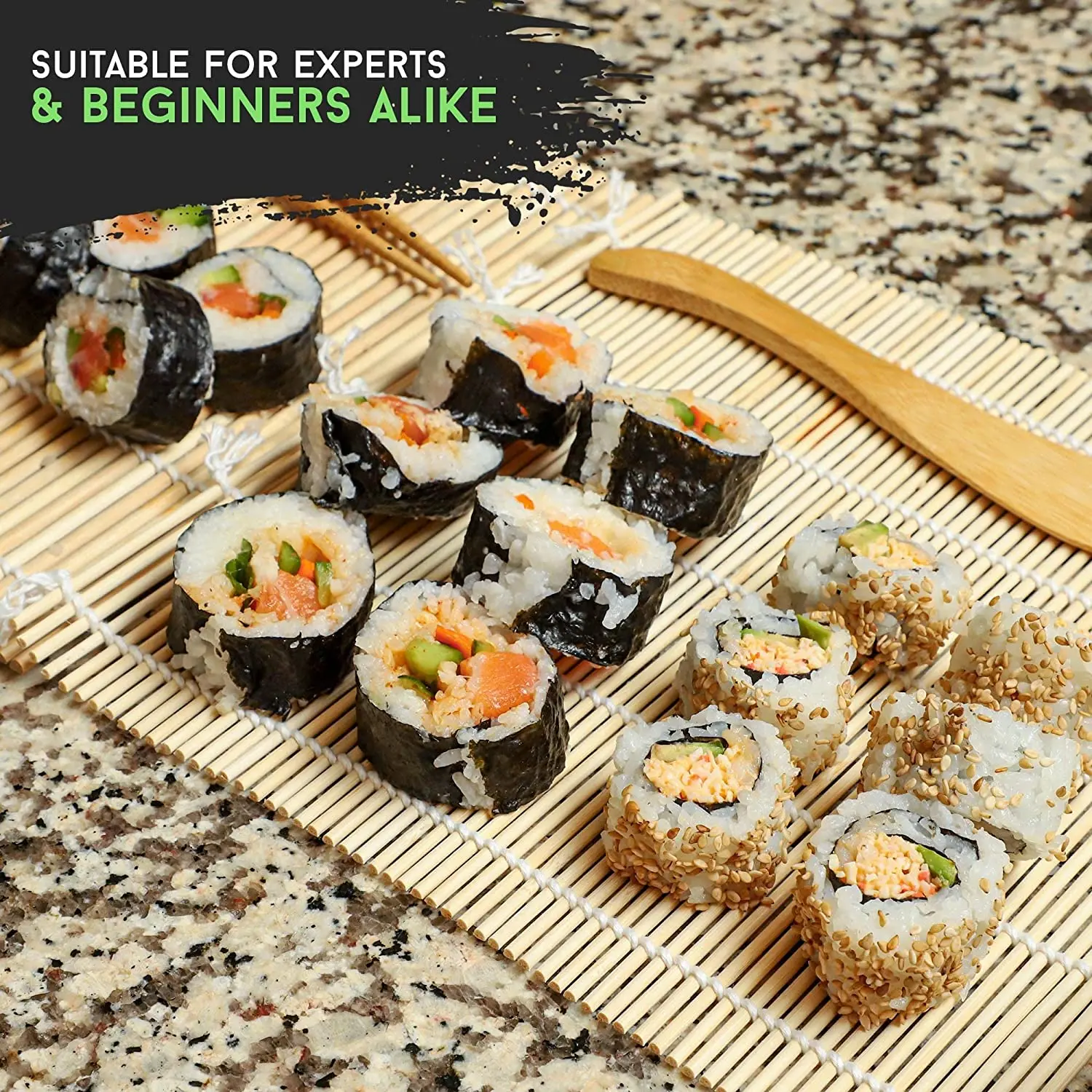 High Quality Bamboo Sushi Pad Roller Lunch Box Roller Pad Sushi Tools ...