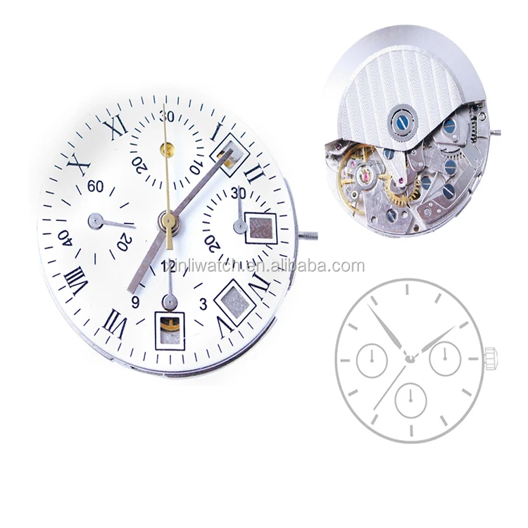 7753 Movement - Chinese Chronograph Clone of 7750