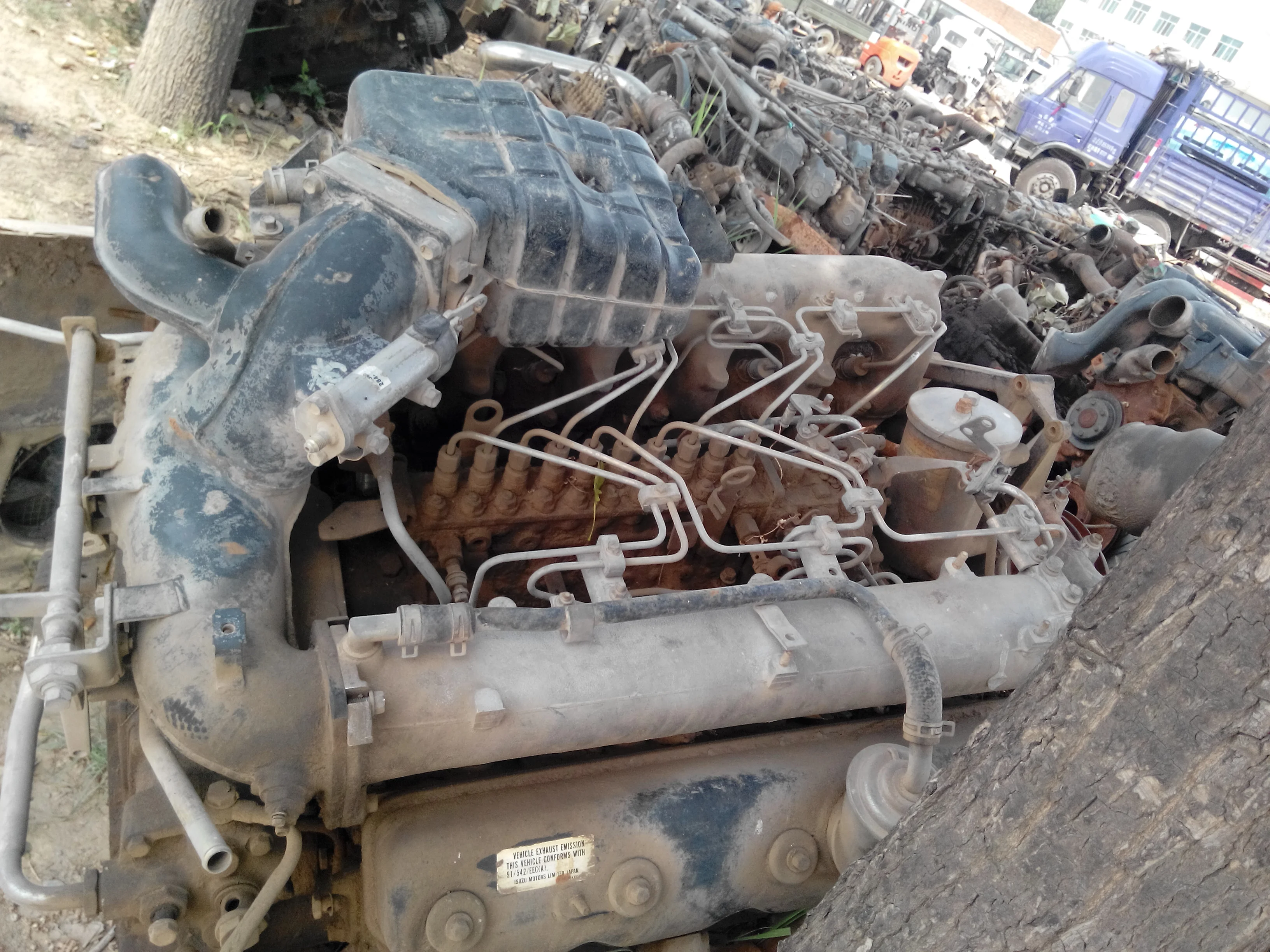 10PE1 V10 Used Japanese Engine for Isuzu Mixer Truck
