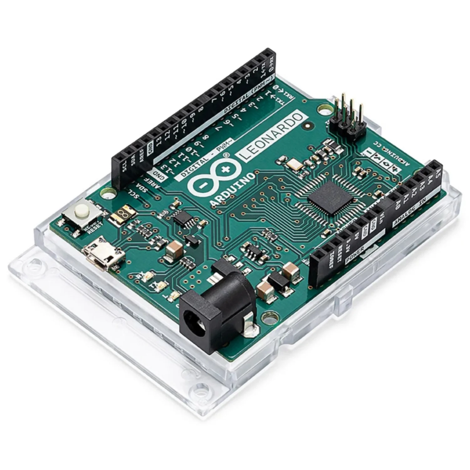 Arduino Leonardo With Headers A000057 Atmega32u4 Mcu Development Board ...