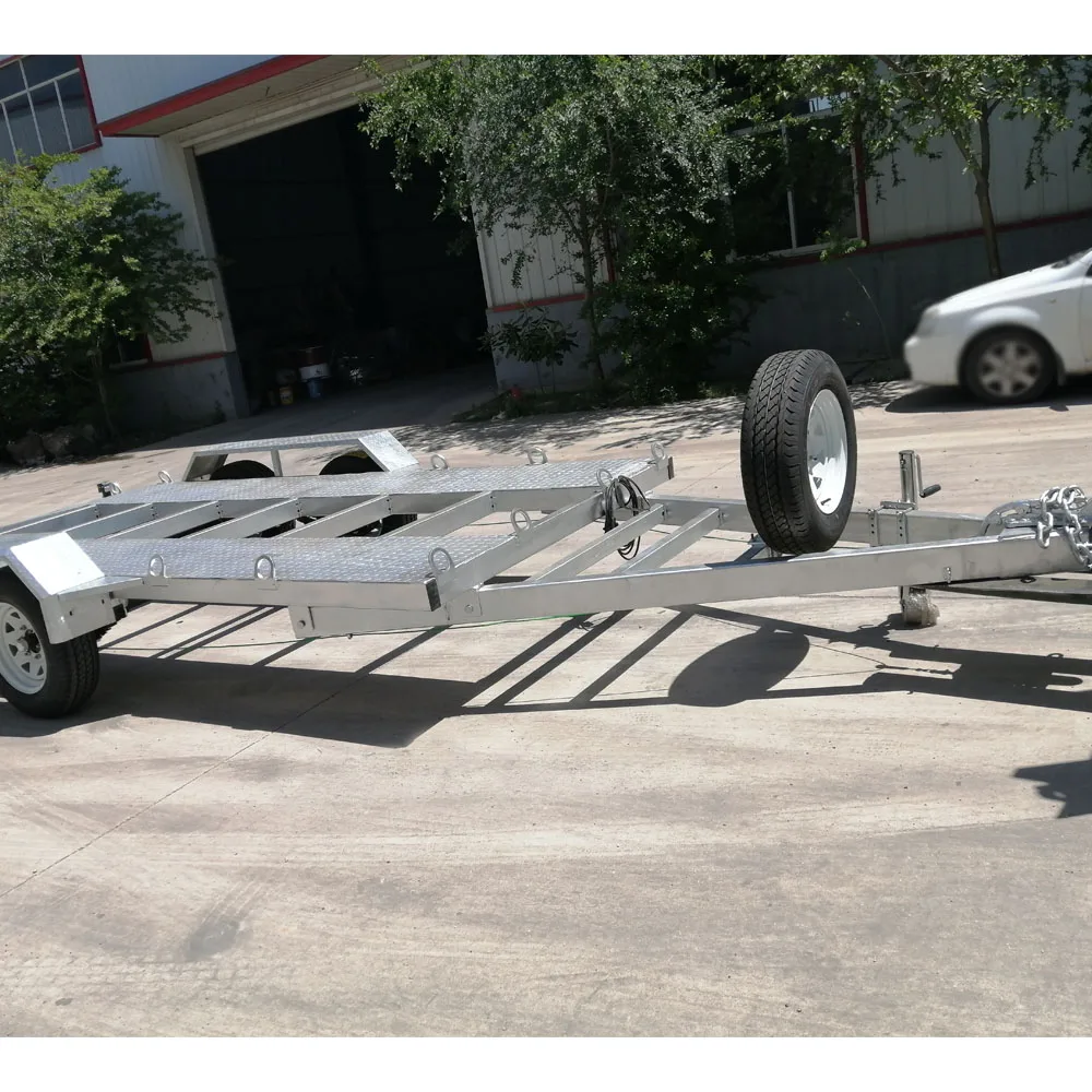 Flat Plate Trailer - Durable & Versatile Car Transporter