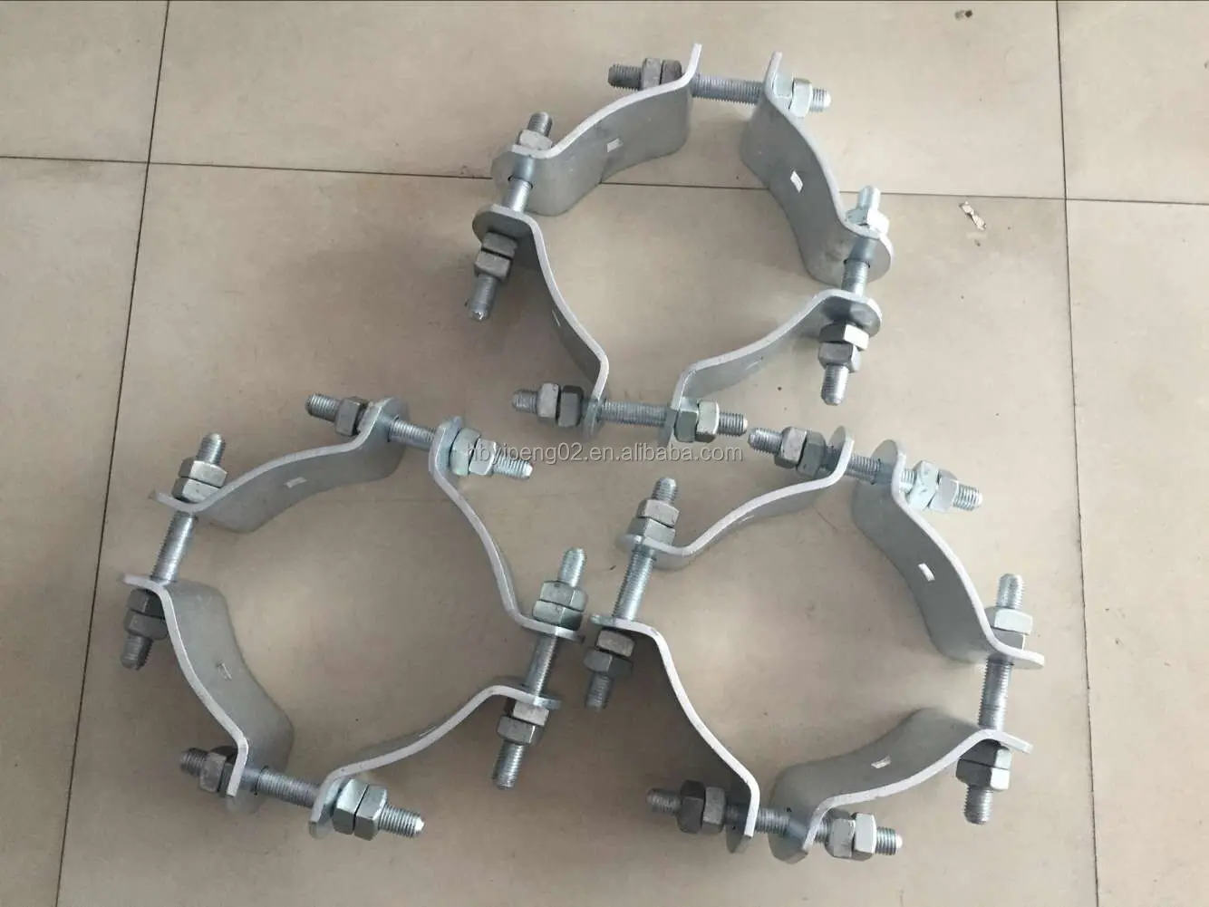 4 Way Adjustable Pole Band/pole Clamp for Overhead Line Cross Arm