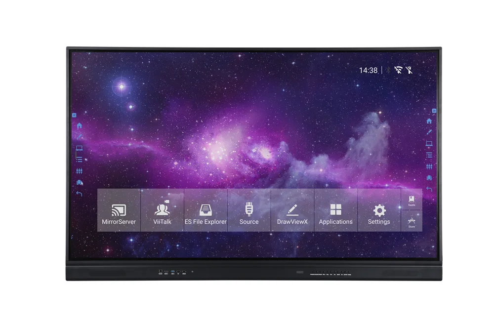 65 Inch Interactive Flat Panel With Built In Camera And Microphone ...