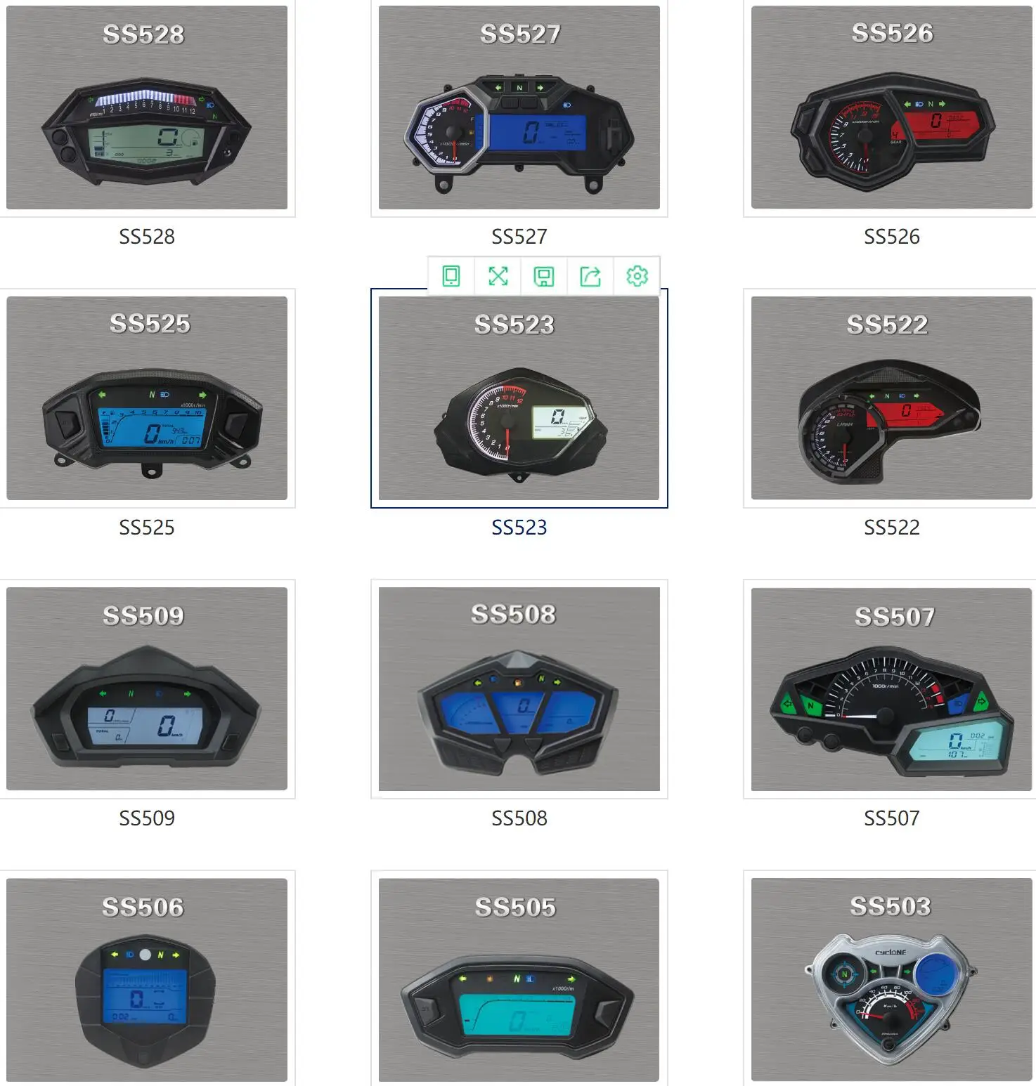 Great Quality Lcd Display Motorcycle Speedometer 5 Inch Tft Screen ...