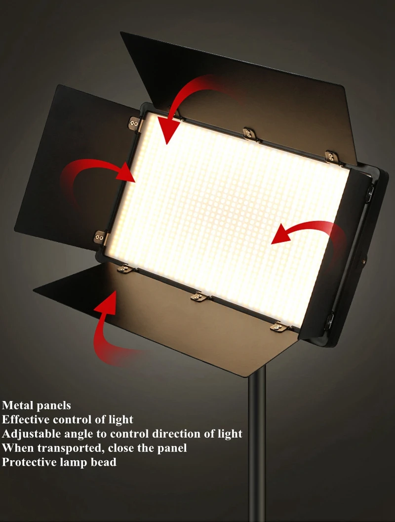 Led U800 Studio Lighting Photography Equipment Professional Led Video ...