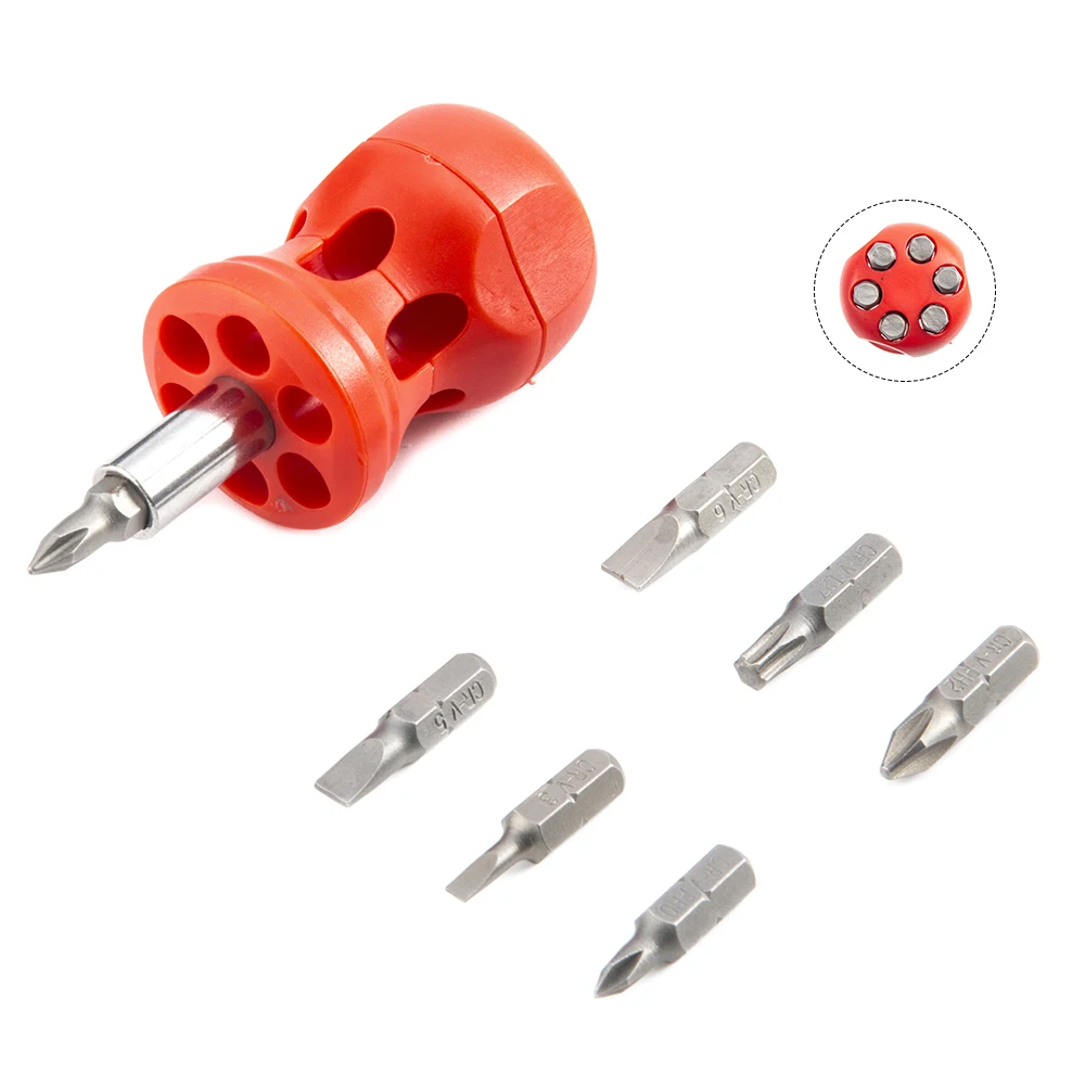 7 in 1 Stubby Multi Bit Drivers - Precision Screwdriver Kit