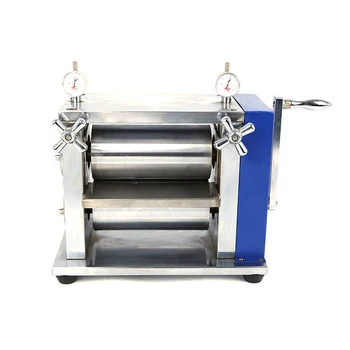 Manual Stainless Steel Battery Lab Calender Press Machine