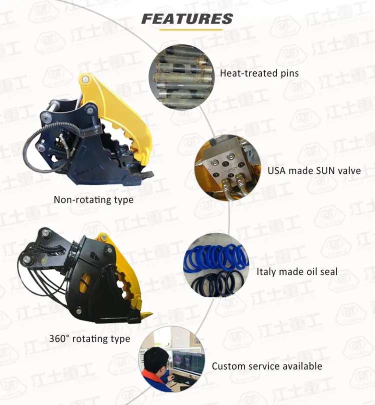 Pc120 Pc200 Excavator Grab Thumb Bucket| Alibaba.com