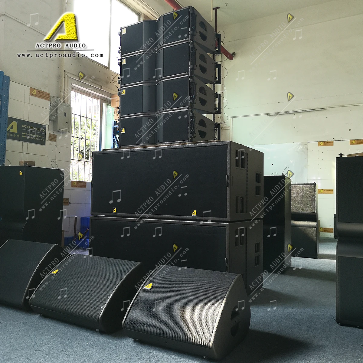 KR208 Line Array Loudspeaker - Powerful Subwoofer for Clubs