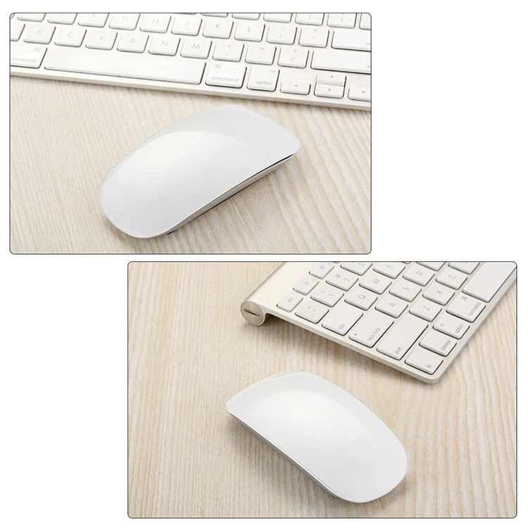 White Touch Sensitive Wireless Magic Mouse for Mac A1296 - 2.4GHz ...