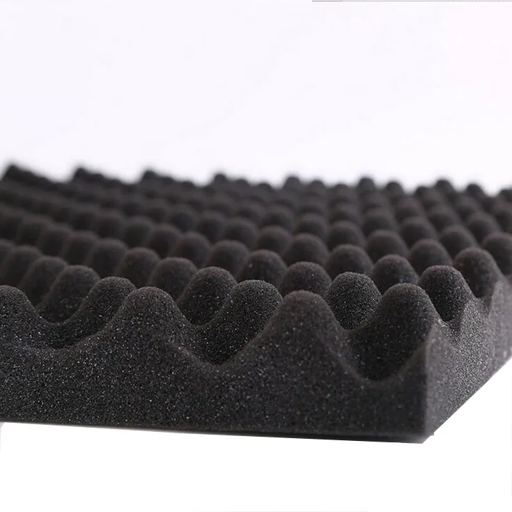 High Density Soundproof Wave Foam Acoustic Foam Panels Sound Absorbing ...