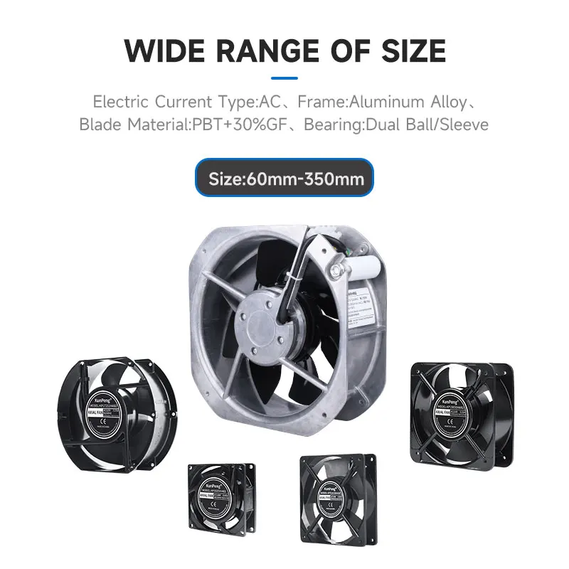 Ventilation Exhaust Fan 60mm 80mm 90mm 120mm 150mm 180mm 200mm 280mm Ac 110v 120v 230v ...