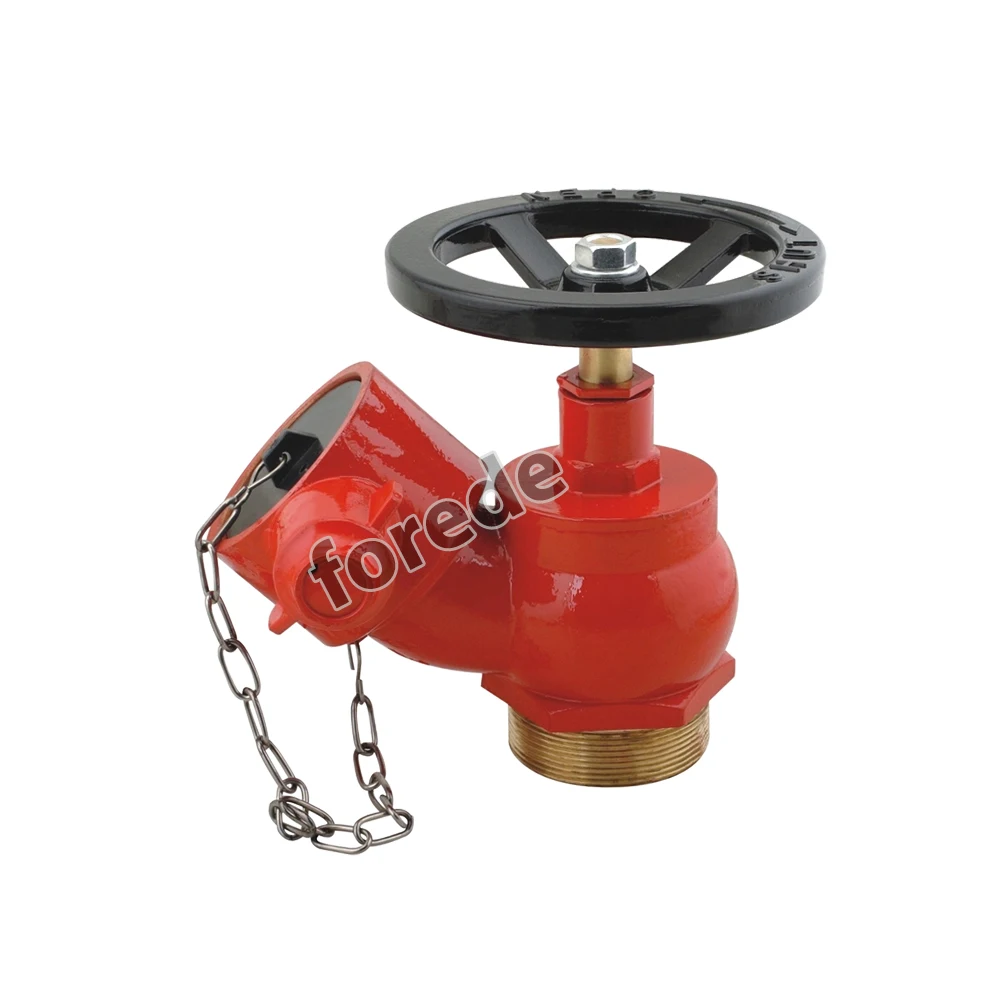 DN65 2.5'' Oblique Landing Valve for Fire Safety & Protection