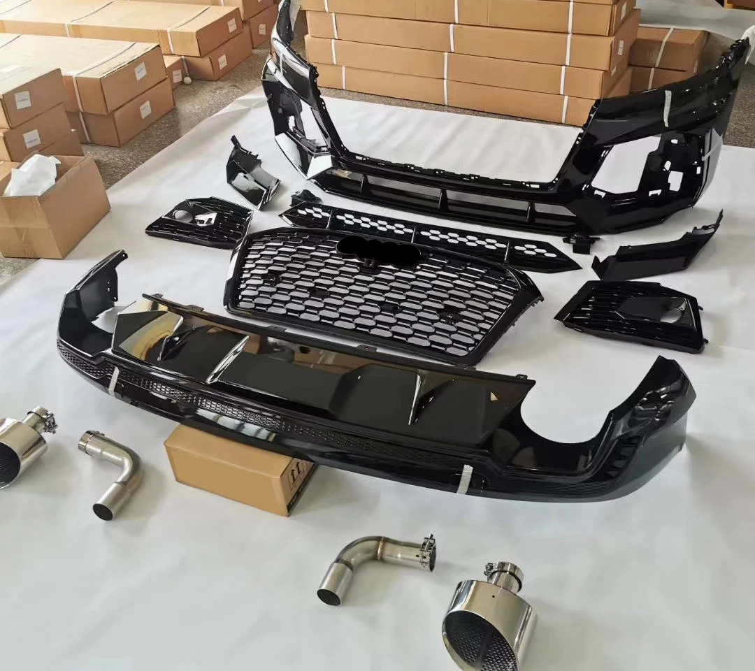 Auto Front Bumper Facelift Rs5 Style With Grill For Audi A5 S5 2009 ...