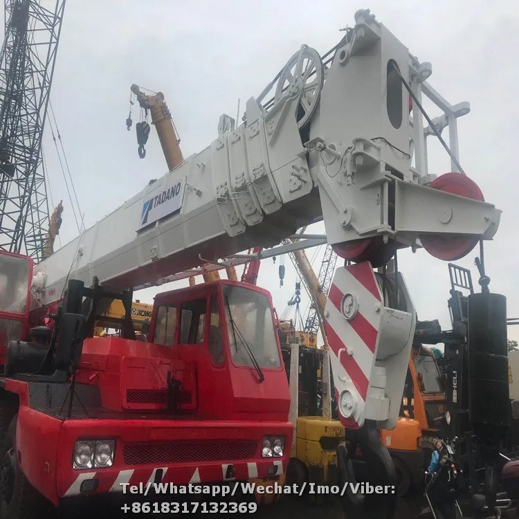 Used Tadano Tg500e 50 Ton Heavy Lifting Truck Crane With 5 Section Boom ...