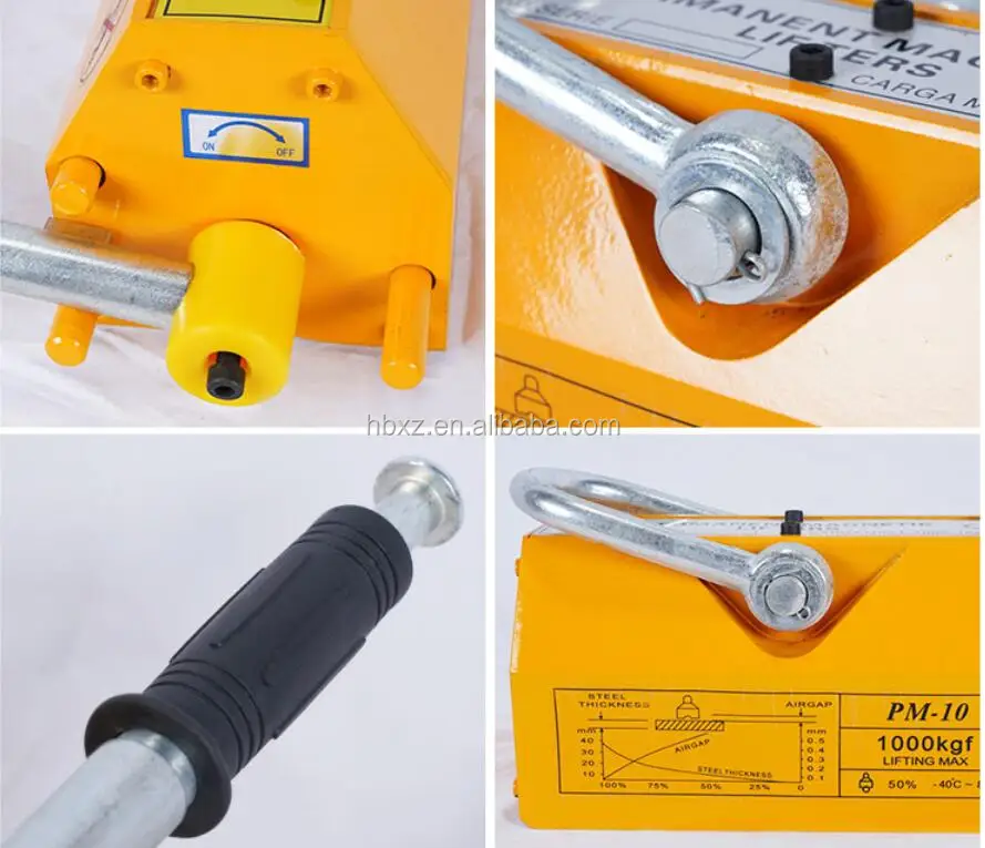 Strong 500kg Lifting Magnet 10 Ton Lift Magnet Permanent Lifting Magnet ...