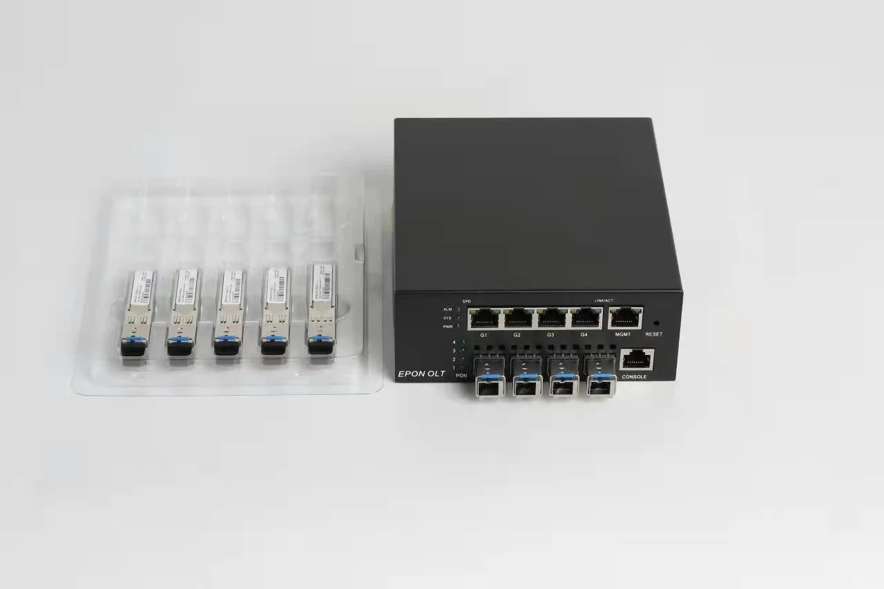 Gpon 4 Ports Mini OLT HA7302CST - Reliable FTTX Network