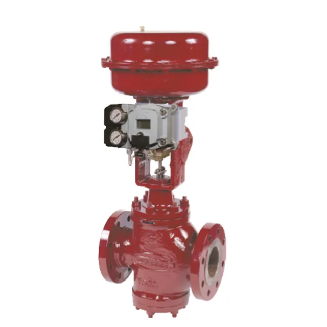 Masoneilan Double Ported Globe Valves 10000 Series Combine Pneumatic ...