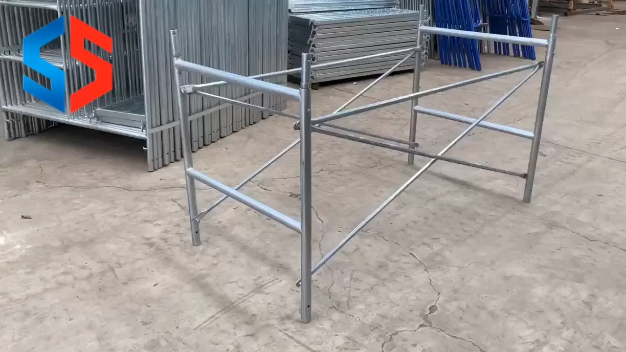 Tianjin Shisheng 5x5'1'' Waco Red Style Scaffolding Ladder Frame - Buy ...