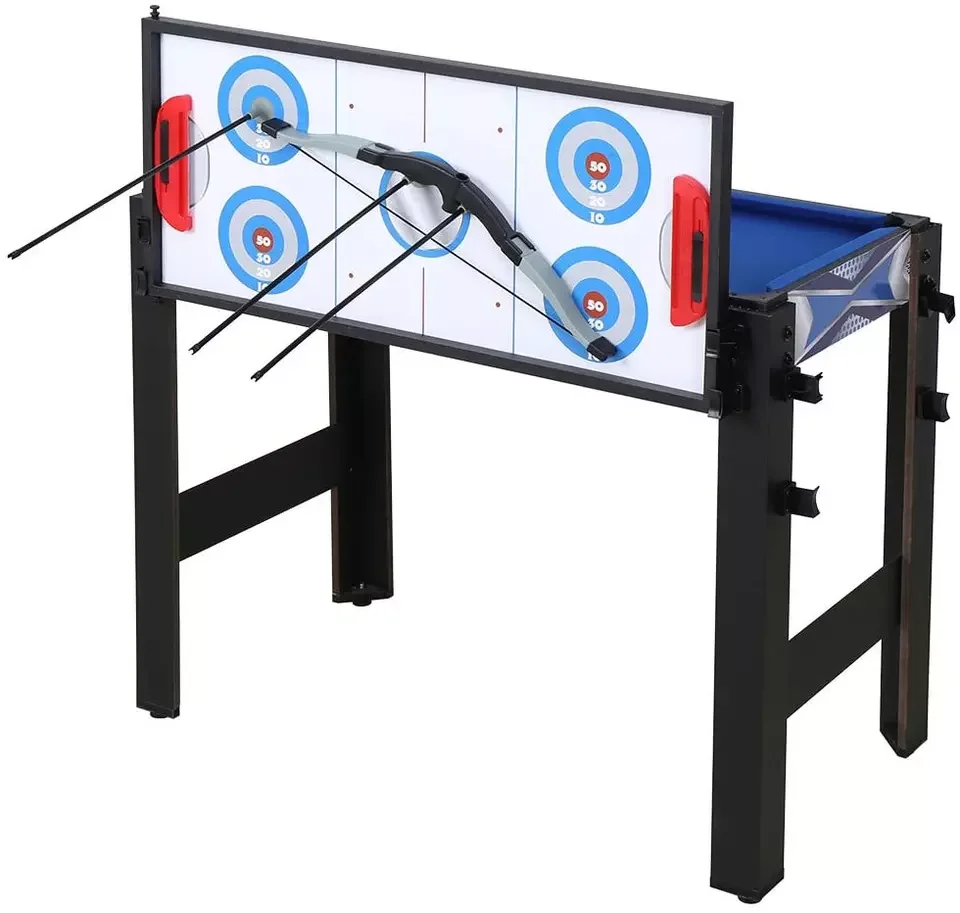 Hot Sale Cheap 5 In 1 Multi-function Game Table Basketball Archery ...