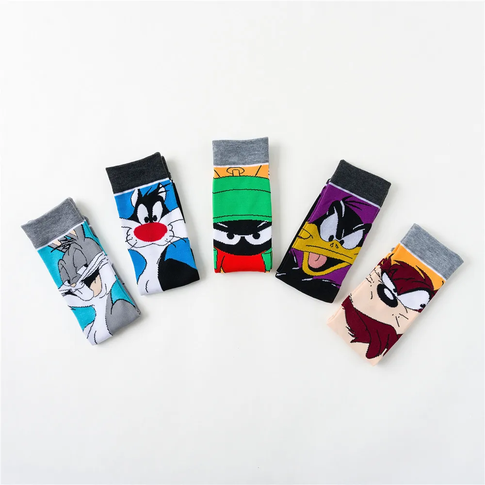 Personality Soft Wear Classic Cartoon Characters Socks